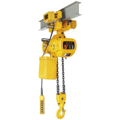China 220V 3Phase 2 Ton Electric Chain Hoist with 6.6 m/min Lifting Speed and 82-178mm I-Beam Compatibility for sale