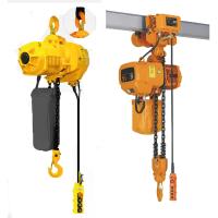 China CE Certified Hook Suspension Electric Chain Hoist 3 Ton 5.6 m/min 3 Phase 220-440V for sale