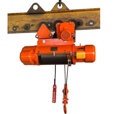 China CD Electric Wire Rope Hoist 0.25-20 Ton Capacity 220V-440V 3 Phase with 8 m/min Lifting Speed for sale