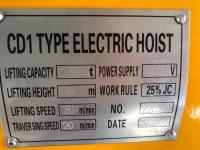 China Electric Wire Rope Hoist 0.25T to 32T for Single Beam Cranes and Jib Cranes for sale