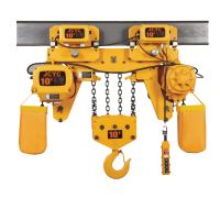 China 10 Ton Heavy Duty Electric Chain Hoist with Motor Trolley 3 Phase 220-440V for sale