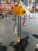 China 3 Ton Electric Chain Hoist with Trolley 5.6 m/min 3 Phase 220-440V CE Certified for sale