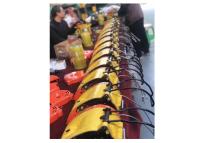 China Mini Electric Wire Rope Hoist 100kg 20m Height Portable Hook Type Suspending Hoist for sale