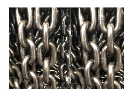 China EN818-2 G80 Alloy Steel Lifting Chain - 6mm to 22mm Diameter, Black Oxidation Finish for sale