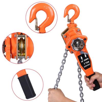 China CE Approved Lever Block Alloy Steel Chain 0.75 Ton to 9 Ton Capacity Manual Hoist for sale