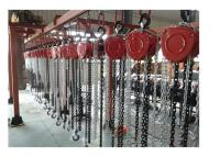 China 10 Ton G80 Alloy Steel Manual Chain Hoist Hook Type Red Color Lifting Tool 3m Lift for sale