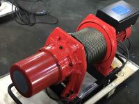 China 220v - 440v Small Electric Rope Winch 1 / 3 Phase High Working Efficiency for sale