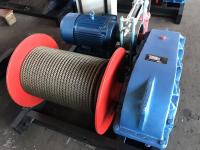 China Durable Electric Lifting Winch 175 - 1100 Mm Drum Diameter For Construction for sale