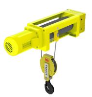 China SHS-B 2/1 Foot Mounted Electric Wire Rope Hoist 1t to 10t Capacity M4 for sale