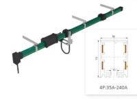 China Enclosed Conductor Rail Busbar Line Feeder 35-240A for Overhead Crane Power Supply for sale