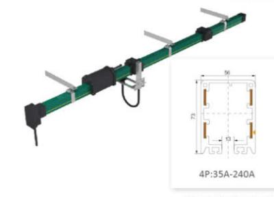 China Enclosed Conductor Rail Busbar Line Feeder 35-240A for Overhead Crane Power Supply for sale