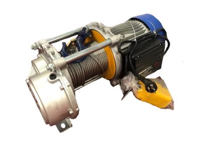 China Multifunction Mini Electric Wire Rope Winch 300kg to 1000kg 12 to 14 M/Min Lifting Speed for sale