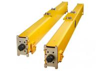 China Rectangular Steel Tube Single Girder Crane End Carriage 1t to 20t 150mm to 400mm for sale