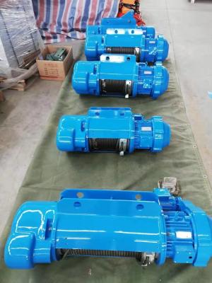 China 5 Ton MD1 Electric Wire Rope Hoist with Remote Control - 8/0.8 m/min Dual Speed & 20 m/min Running for sale