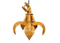 China 50 Ton Crane Capacity Hydraulic Clamshell Grab Bucket for sale