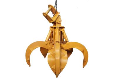 China 50 Ton Crane Capacity Hydraulic Clamshell Grab Bucket for sale