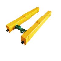 China Single Girder Crane End Carriage Rectangular Steel Tube 1t-20t 0.3KW-1.5KW for sale