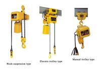 China Weight Lifting 3 Phase Crane 3m Electric Chain Hoist for sale