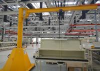 China 0.5 Ton Electric Jib Crane Alloy Steel Movable 3000mm Span 3000mm Height for sale