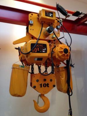China 3 Phase 5 Ton Low Headroom Electric Stainless Steel Chain Hoist 10 Ton Capacity for sale
