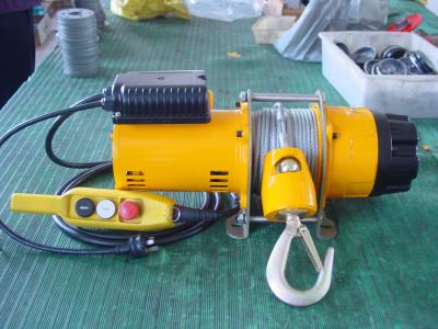 China 10 Ton Maximum 3 Phase Electric Wire Rope Winch KDJ Model for sale