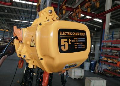 China G80 Chain 10T Lifting Motorized Trolley Electric Chain Hoist 3-9m Height 220-440V for sale