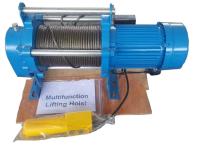 China KCD Electric Wire Rope Winch 500kg 1t 2t 380V 100m Lifting Height for Construction for sale