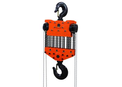 China G80 50t Manual Chain Block ISO EN 818 Heavy Duty Lifting Hoist 3m Lift for sale