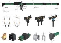 China 10 Pole PVC Housing 660V Overhead Travelling Crane Conductor Rail System 35-240A for sale