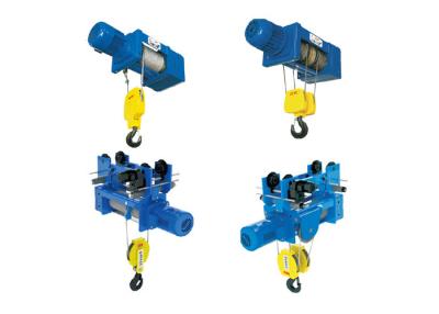 China 8000kg 2/1 Reeving Electric Wire Rope Hoist Trolley Type FEM M6 5m/min Lifting Speed for sale