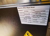 China 6.3 Ton 9M European Type Electric Wire Rope Hoist IP55 Motor for sale