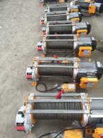 China KCD Type Electric Wire Rope Winch 100m Lifting Height 220V 380V Single Phase Pulling Winch for sale