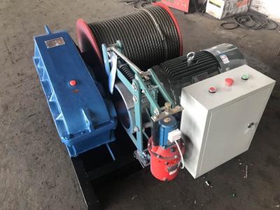 China Electric Wire Rope Pulling Drum Winch 5T 11m/min 500m Lifting Capacity for sale
