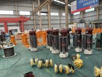 China 380V 25t H Type Rail Electric Cable Hoist 20m/Min Travel CD1 MD1 for sale