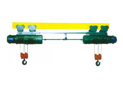 China Double Hook M3 10t Electric Wire Rope Hoist 24m Lifting for sale