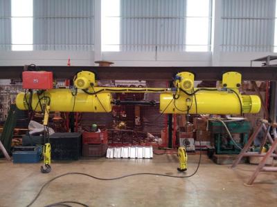 China 1380rpm M3 Double Hook Electric Hoist 2x5t Capacity for Water Conservancy for sale