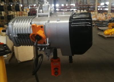 China 3 Ton Electric Chain Hoist with Trolley 380V 3 Phase Aluminum Alloy Shell Magnetic Brake Custom Lifting Height for sale