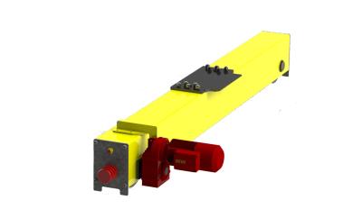 China Yellow Crane End Carriage 1t to 20t Customized Span Single Girder Top Running for sale
