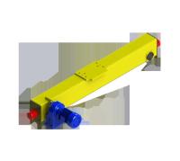 China Yellow Crane End Carriage 1t to 20t Customized Span Single Girder Top Running for sale
