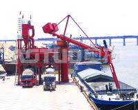 China Cement Ship Unloader For Powder Bulk Materials ,  Industrial Screw Unloader Ship Borne for sale