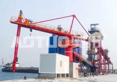 China Professional Fixed Screw Reclaim Ship Unloader Clinker Unloading Operations for sale