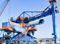 China orbital mobile Coal Ship Unloader，Efficient ship unloading，Quick clearance for sale