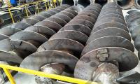 China Flexible Screw Conveyor High Capacity For Cement Coal Grain Powdery Material for sale
