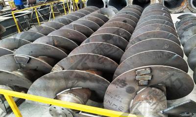 China Flexible Screw Conveyor High Capacity For Cement Coal Grain Powdery Material for sale