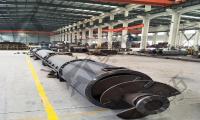 China Industrial Screw Conveyor / Screw Type Conveyor System 10t/h - 1500 t/h for sale