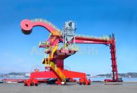 China Track Mobile Ship Unloader With Movable Portal Crane High Performance for sale
