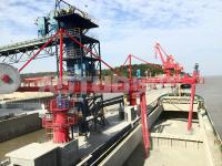 China Ship Mounted Cement Ship Unloader / Industrial Screw Type Ship Unloader for sale