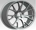 China Silver Rim  20 Inch Alloy Wheels Machined Face / Silver  With SRT for sale