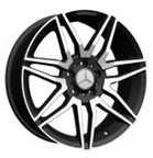 China Black Alloy Aluminum 20 Inch Alloy Rims  / Chrome Wheels For BENZ for sale
