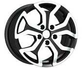 China High Profile 16 Inch Aluminum Wheel Rims , Lightweight Chrome Alloy Wheels for sale